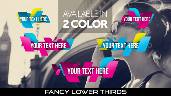 Fancy Lower Thirds, Motion Graphics | VideoHive